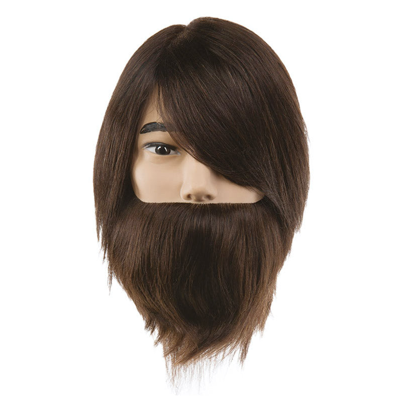 Samuel Mannequin Head With Beard 100% Human Hair – Pivot Point ...